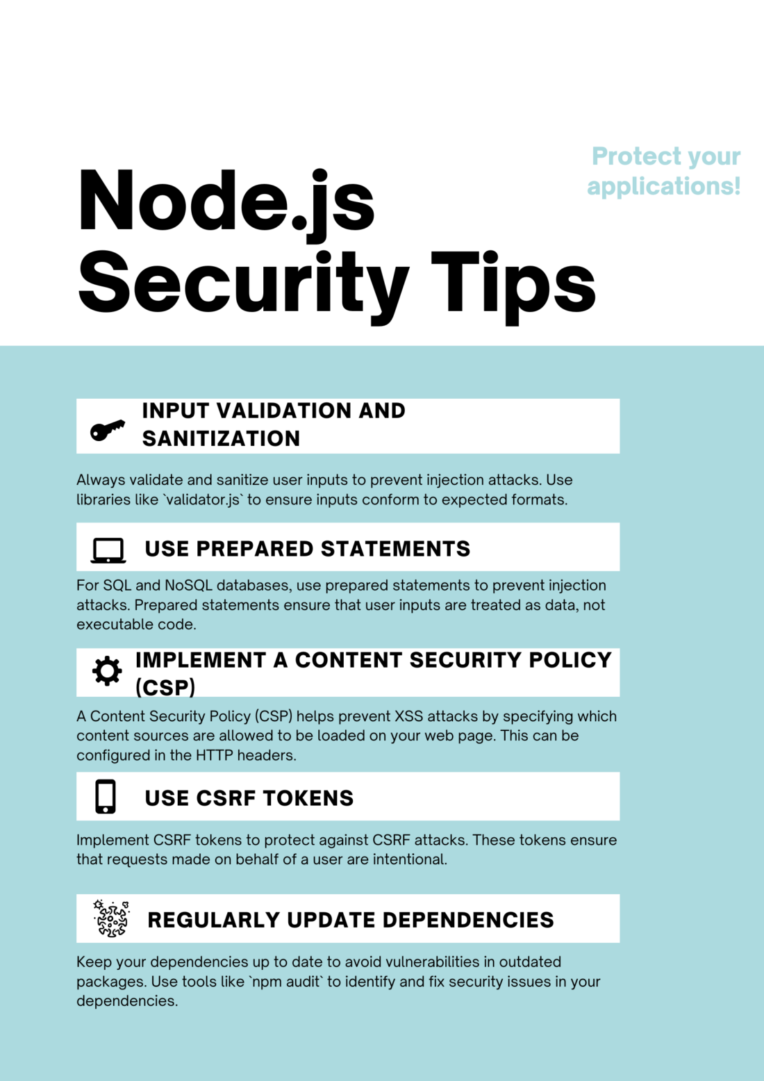 Best Practices to Secure your NodeJS Application Effectively » PipeOps Blog Best Practices to Secure your NodeJS Application Effectively » PipeOps Blog